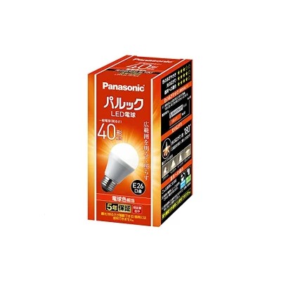 ●シリカ電球と同じサイズ ●広範囲を明るく照らす　 ●配光角180度でペンダント、ブラケット、シーリング等におすすめ ■光色：電球色相当 ■色温度：6500ケルヒ゛ン ■全光束：485ルーメン ■配光角：180度 ■平均演色：Ra80 ■定...