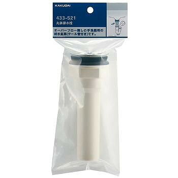 ■品番：433-521 ■はさみ込み厚　最大約16ミリ ■オーバーフローなしの手洗器用 ■使用温度：1〜50℃ ■呼径：32 ■材質：POM、ABS ※商品の改訂等により、パッケージデザイン・内容等は予告なく変更される場合がございます。 ※...