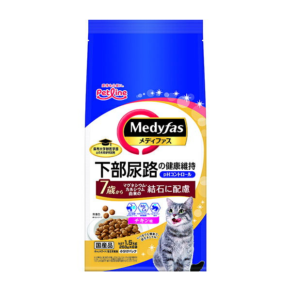 【原材料】 穀類（とうもろこし、コーングルテンミール）、肉類（ミートミール、チキンミール、チキンレバーパウダー）、豆類（おから、脱脂大豆）、油脂類（動物性油脂）、セルロース、魚介類（フィッシュミール：DHA・EPA源、フィッシュエキス）、糖...