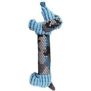 キュートなデザイン＆スタイル、疑惑のサウンドでワンちゃん大興奮。 咥えやすい筒型形状です。 頭の部分とお腹の部分にピーピーと鳴る笛が入ってます。 材質 ポリエステル、PP綿、PVC、ポリウレタン 商品使用時サイズ 115×160×280mm...