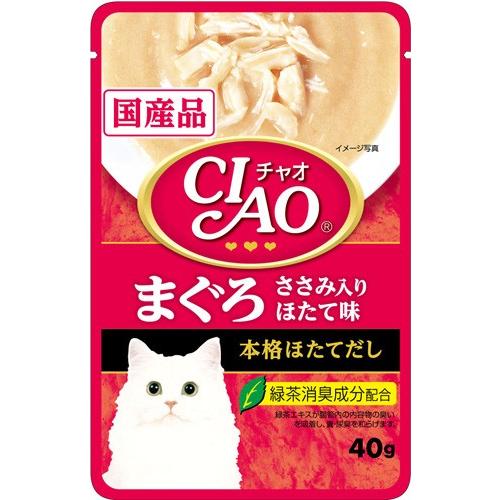 商品説明 ささみのペーストにまぐろとささみのフレークを加え、おいしいほたてだしで仕上げました。 品質表示 原材料 鶏肉（ささみ）、まぐろ、ほたてエキス、糖類（オリゴ糖等）、植物性油脂、増粘安定剤（加工でん粉、増粘多糖類）、ミネラル類（Na、...
