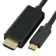 USB Type-C端子とHDMI端子を接続する映像変換ケーブルです USB Type-C搭載のスマートフォンなどの映像と音声を、HDMI端子搭載の液晶テレビ・モニターなどに出力できます 4K対応 全てのHDMI機器（Aタイプ端子）にご使用...