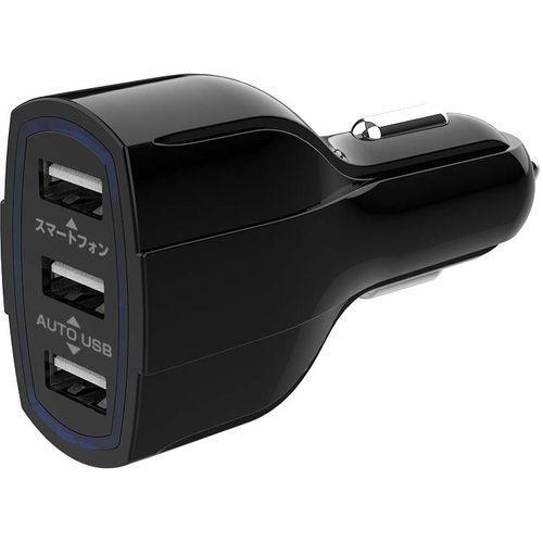 【ブランド】：カシムラ(Kashimura) 【メーカー】：カシムラ(Kashimura) 【入力電圧】：DC12V/24V　マイナスアース車 【出力電圧】：DC5V 【出力電流】：2.4A×3ポート合計最大7.2A(7200mA) 【本体...