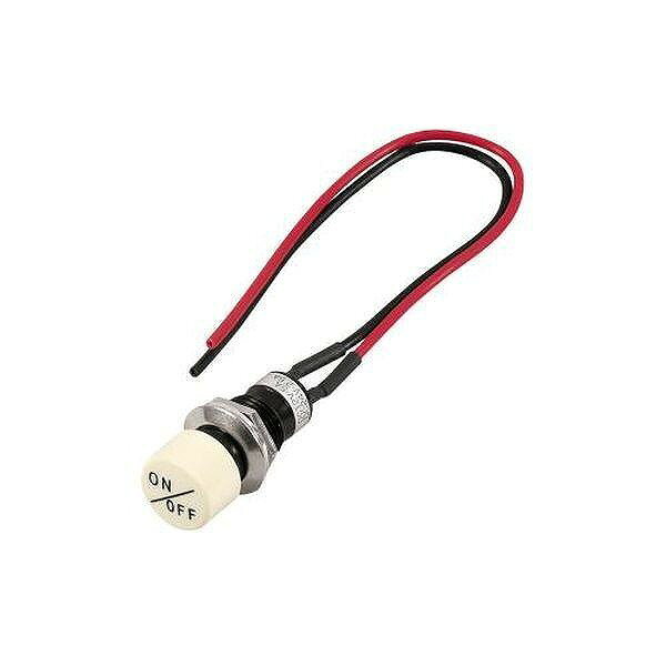 スイッチパターン:ON-OFF ・使用可能電力:DC12V ・5A/DC24V・2.5A ・取付穴径:12φ ・コードの長さ:150mm ・ホワイト ※商品の改訂等により、パッケージデザイン・内容等は予告なく変更される場合がございます。 ※...