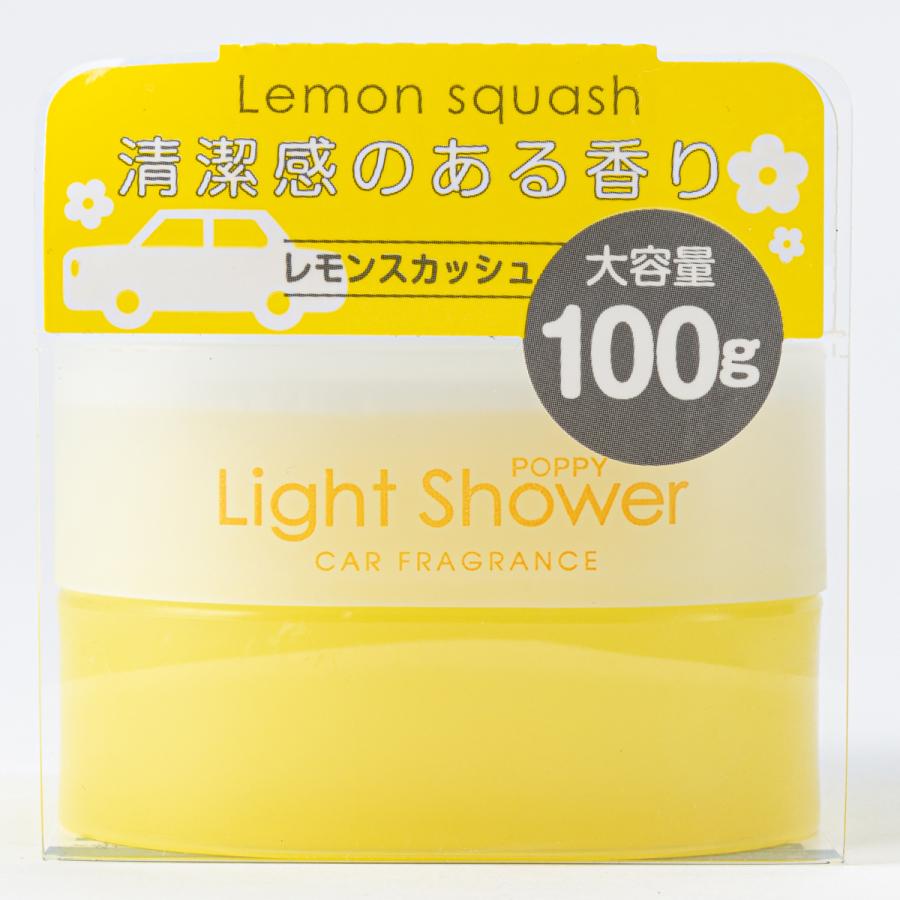 ●【ブランド】 ： ライトシャワー ●【メーカー】 ： ダイヤケミカル（DIA CHEMICAL） ●【香り】 ：レモンスカッシュ ●【容量】 ：100g ●【製造国】 ：日本 ● 清潔感のある香りを入れた、パステルカラーの芳香剤※商品は自...