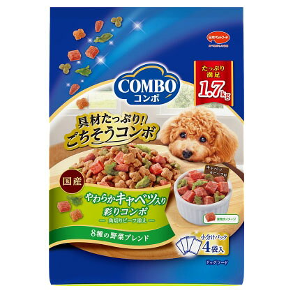 栄養バランスのとれた食事をずっと食べ続けてほしいから。 具材をたっぷり入れて飽きのこないおいしさに仕上げました。 グルメな超小型犬も大満足の特別なレシピで愛犬が大好きな3種類の具材　「ミニ角切りささみ粒」＆「角切りチーズ粒」＆「角切り小魚粒...