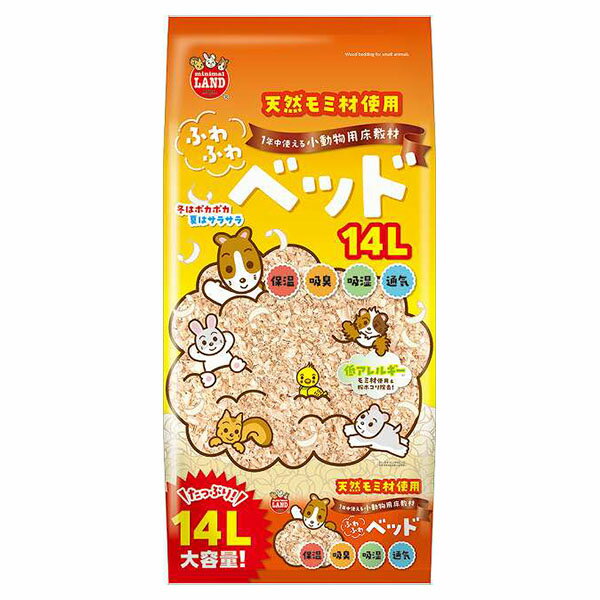 低アレルギーで小動物に優しい天然モミ材を適度な大きさにフレーク加工して粉ホコリを取り除いた床敷材です。 冬はポカポカ、夏はサラサラ 天然のモミ材をカール状にフレークしているので、 保温・吸臭・吸湿・通気性に優れ1年中快適に過ごせます。 【原...