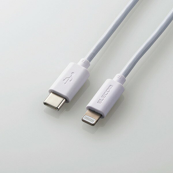 コネクタ形状1：Lightningコネクター(オス) コネクタ形状2：USB-C(TM)コネクター(オス) 長さ：1.0m　※コネクター含まず 使用目的・用途：USB-C(TM)端子を持つパソコン及び充電器とLightningコネクターを搭...