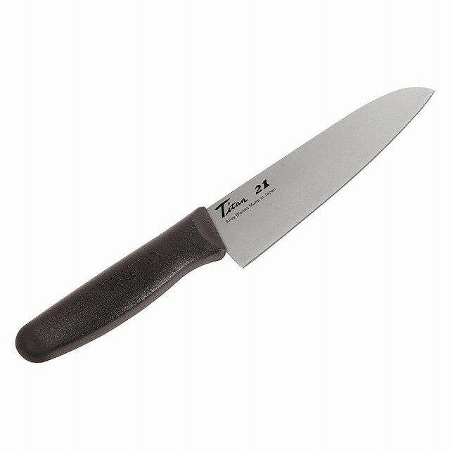 軽い、錆びない包丁です。 銀抗菌刃で抗菌力に優れた高耐磨耗刃物です。 ステンレスと異なり、有害金属のニッケルやクロームを含まないので金属アレルギーも起こりません。 【商品仕様】 サイズ：276×40×20mm 重量：62g 素材・材質：ハイ...