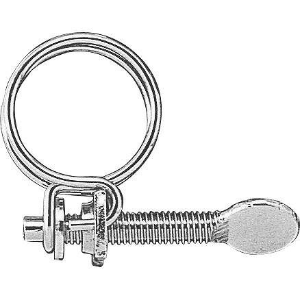 適合ホース：外径19〜23mm 材質：主要部:鋼（メッキ） 質量：17g 内容量：1個 手締めタイプのホースバンドです。 ホース固定用。 ※商品の改訂等により、パッケージデザイン・内容等は予告なく変更される場合がございます。 ※商品は自社店...