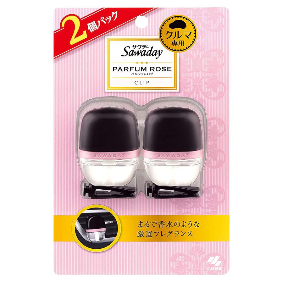 ●【ブランド】 ： サワデー ●【メーカー】 ： 小林製薬 ●【商品サイズ (幅×奥行×高さ)】 ：112×56×175 ●【内容量】 ：6ml×2個パック ●「パルファムロゼ」は、高級感あるフローラルフルーティー調の香り *商品の改定等に...