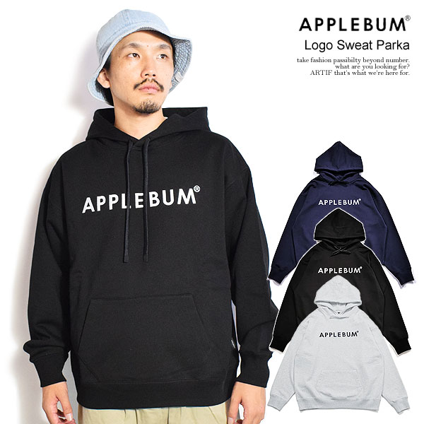 　商品説明 APPLEBUM アップルバム ●商品説明 APPLEBUM定番のロゴスウェットパーカー。 ブランドロゴを刺繍で表現した、オーソドックスで マスターピースなデザインがデイリーユースにぴったりの一枚です。 あえて裾からインナーのT...