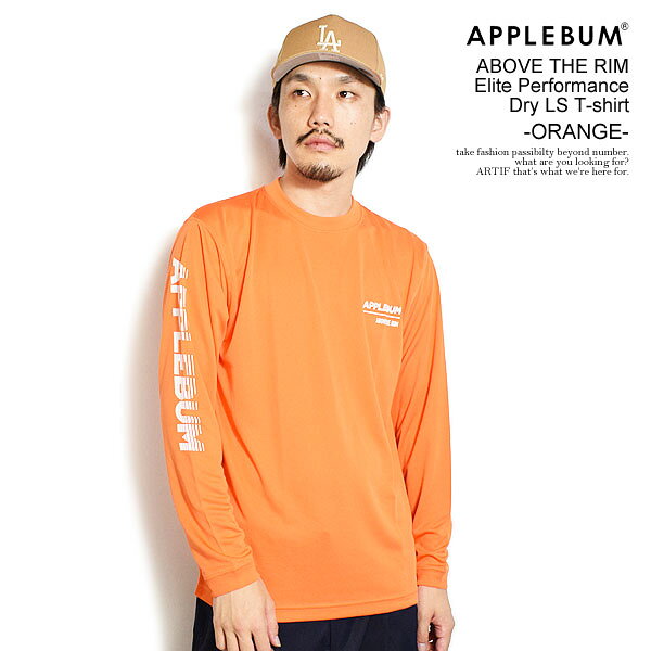 　商品説明 APPLEBUM アップルバム 胸元に【APPLEBUM】のロゴを落とし込んだドライロングTシャツ。 ビビットな配色が目を惹く1枚です。 速乾性・伸縮性・撥水性に優れ、 サラサラな感触と軽い着心地が特徴です。 バスケットやダンス...
