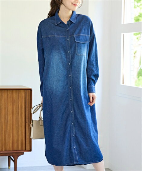 楽天市場】デニム ワンピース(サイズ(S/M/L)4L)(レディース 楽天市場】デニム ワンピース(サイズ(S/M/L)4L)(レディース