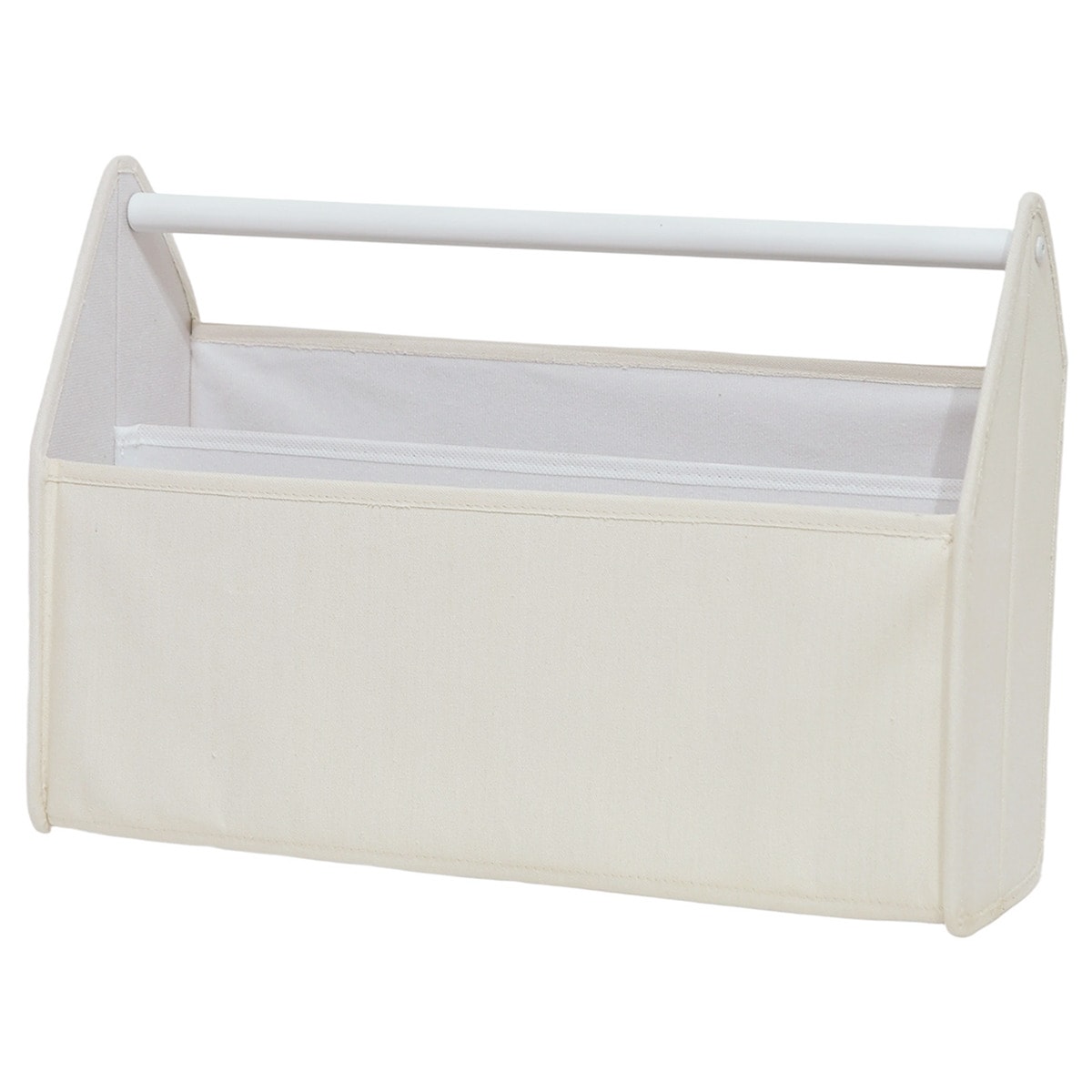 絵本を入れたまま持ち運びもできる【サイズ（約）】幅46.5×奥行17×高さ33cm【主な材質】ポリエステル、スチール、MDF、紙【取り扱い上のご注意】●お子さまが上にのったり、座ったり、遊んだりしないようにご注意ください。●収納物を無理に押...