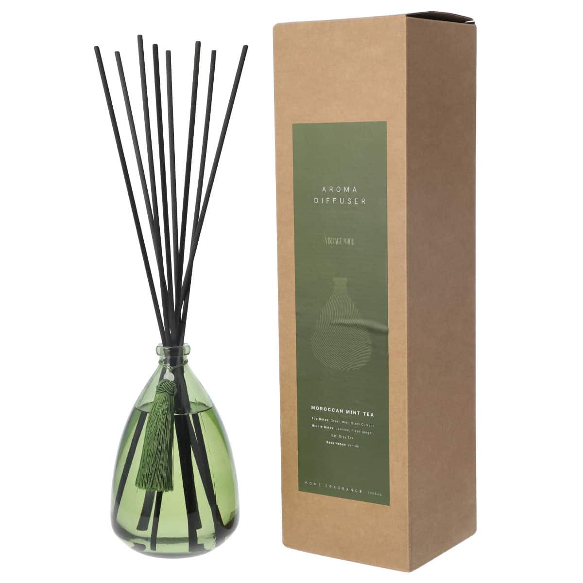 【香りの種類】MOROCCAN MINT TEA Top Notes: Green Mint, Black Currant Middle Notes: Jasmine, Fresh Ginger, Earl Grey Tea Base No...