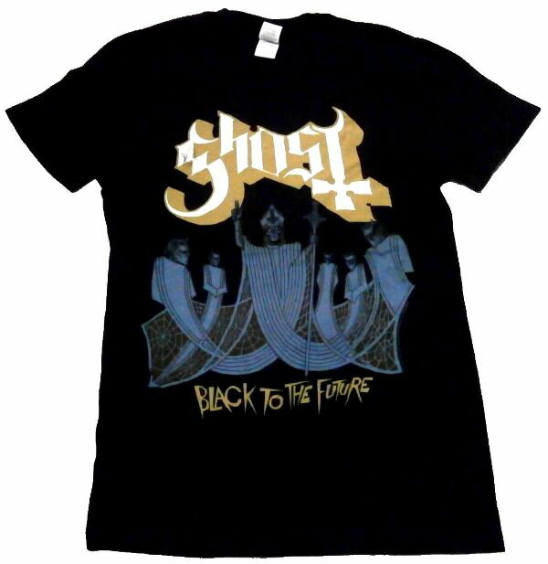 スウェーデンのへヴィロックバンド GHOST(B.C)Tシャツです イギリスのオフィシャルショップからの輸入品です バックプリントはありません 【サイズ詳細】 Sサイズ　着丈68cm　身幅（脇下）44cm Mサイズ　着丈71cm　身幅（脇下...