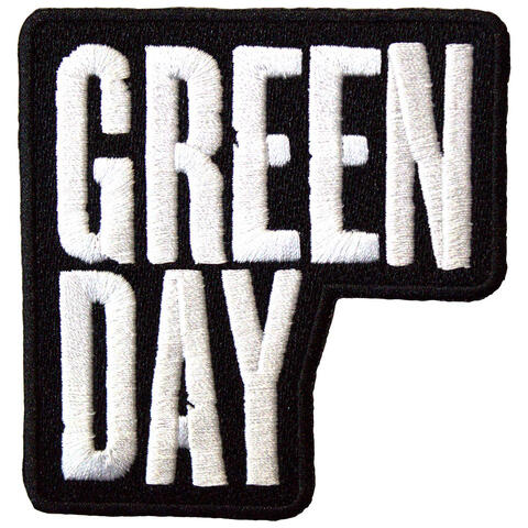 GREEN DAY 布刺しゅうパッチです 裏面に糊がありますのでアイロン接着可能です 縦80mm 横80mm メール便送料無料です
