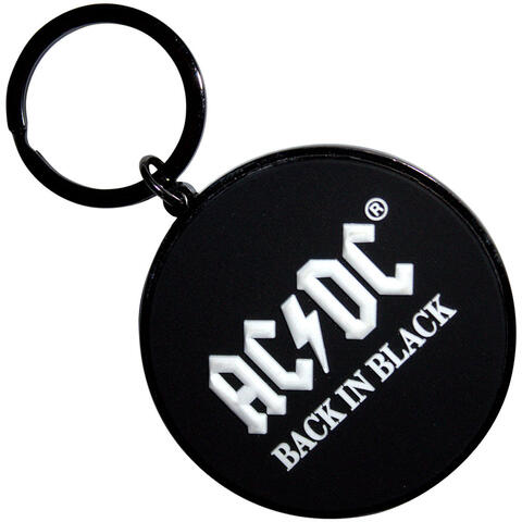 AC/DC のメタル(金属)キーホルダーです 素材:亜鉛合金/ソフトエナメル 裏面はライセンスの刻印になります 直径55mm