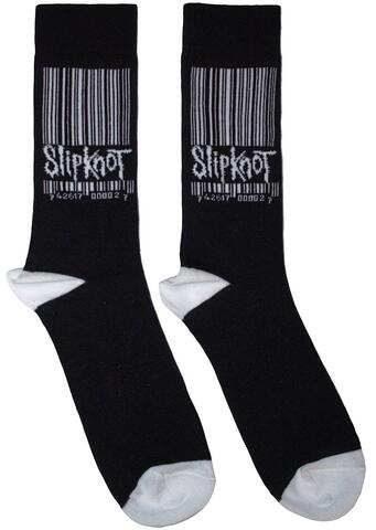 SLIPKNOT クルーソックスです イギリスの公式ストアからの輸入品です 2025年ライセンス表記 UKサイズ 6UK-11UK 日本サイズ24-29cm 素材:67%コットン31%ナイロン2%エラステーン