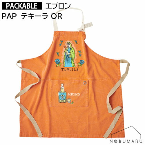 AND PACKABLE エプロン ウォッシュ加工を施したヴィンテージデザインのエプロン ウエスト部分に大きいポケットがついており、エプロンを折りたたんでポケットに収納できます。 この商品は顔料プリントに製品ウォッシュ加工を施しています。 ...
