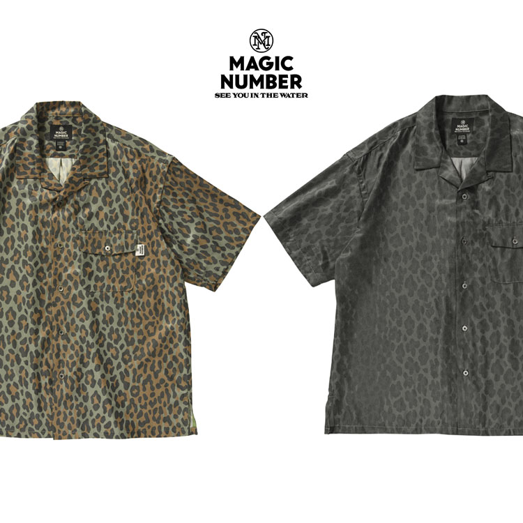 RAYON TWILL LEOPARD OPEN COLLAR SHIRT 品番 26SS-MN005 レーヨン特有の落ち感、上質で柔らかな風合い、シワ感、肌触りが特徴のオープンカラーシャツ。 大人が着用しても上品なレオパード柄をテーマに、...