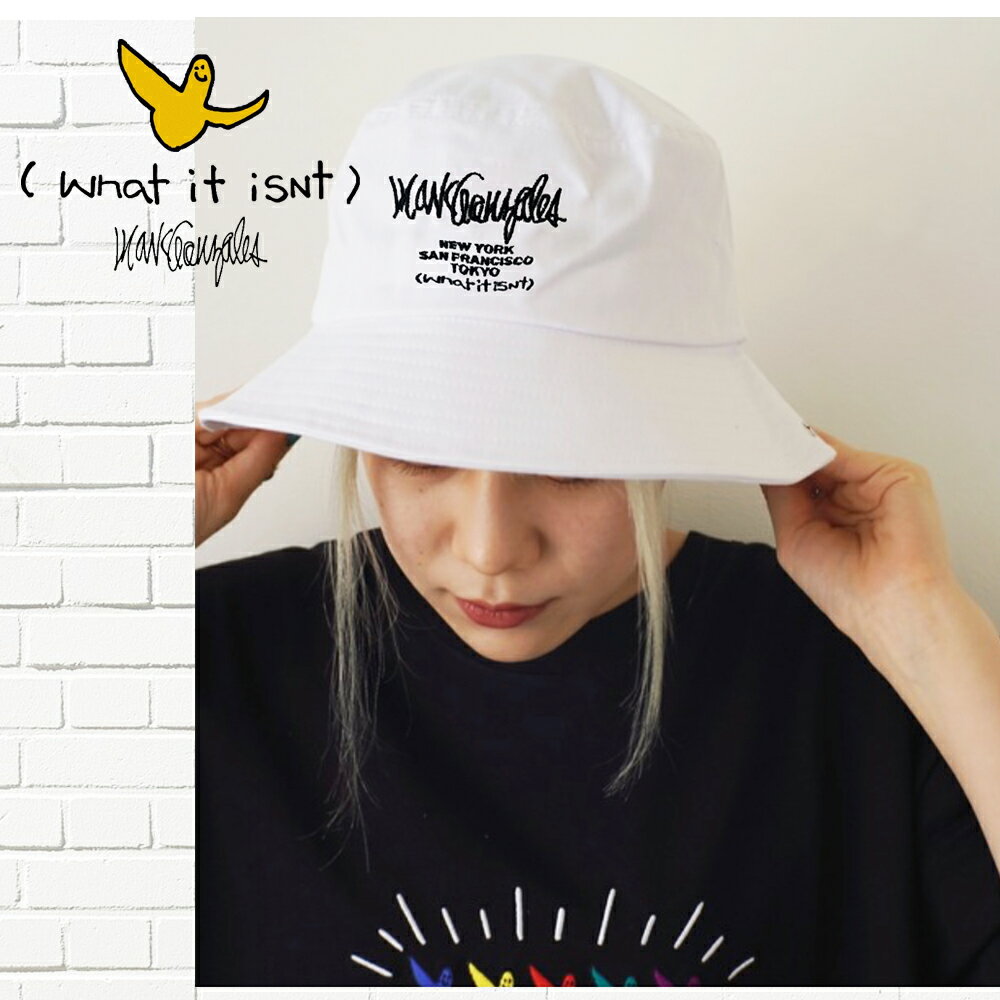 Mark Gonzales ロゴ刺繍 バケットハット【 Mark Gonzales / マークゴンザレス 】 MG 刺繍 バケットハット standardのロゴ刺繍が施されたバケットハット。 短めバイザーと程よい深さのスタンダードシルエット...
