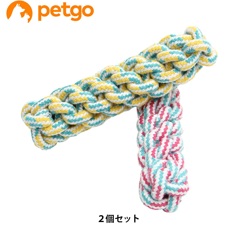 しっかり噛める！ビタミンカラーが可愛い犬用ロープおもちゃ「ノッティー」はワンちゃんが大好きなロープおもちゃシリーズです。色鮮やかなビタミンカラーのロープが遊ぶ前からワクワク感を盛り上げてくれます。「ノッティー ブレイドスティック」は明るいブ...