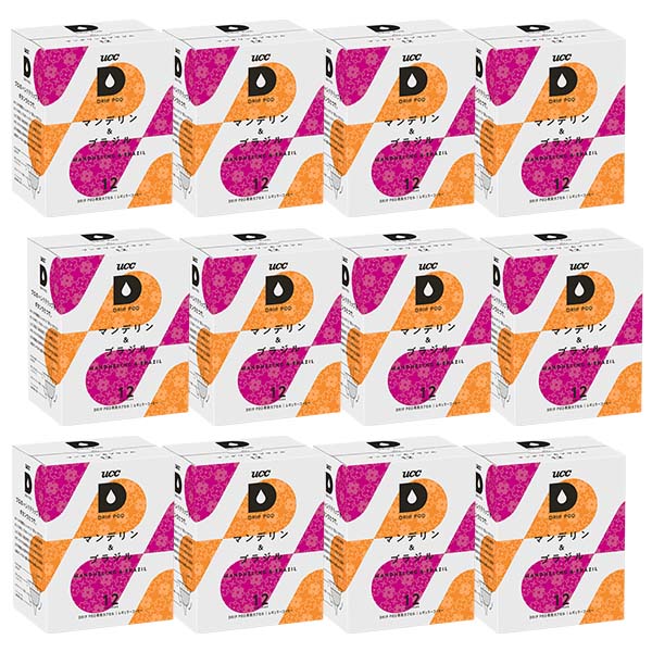 ＜＜ ITEM INFORMATION ＞＞ 商品名 UCC ドリップポッド DRIPPOD 専用カプセル マンデリン＆ブラジル 12P ×12箱 商品詳細 カプセルはUCC ドリップポッド システム専用です アジアと南米のコラボレーション...