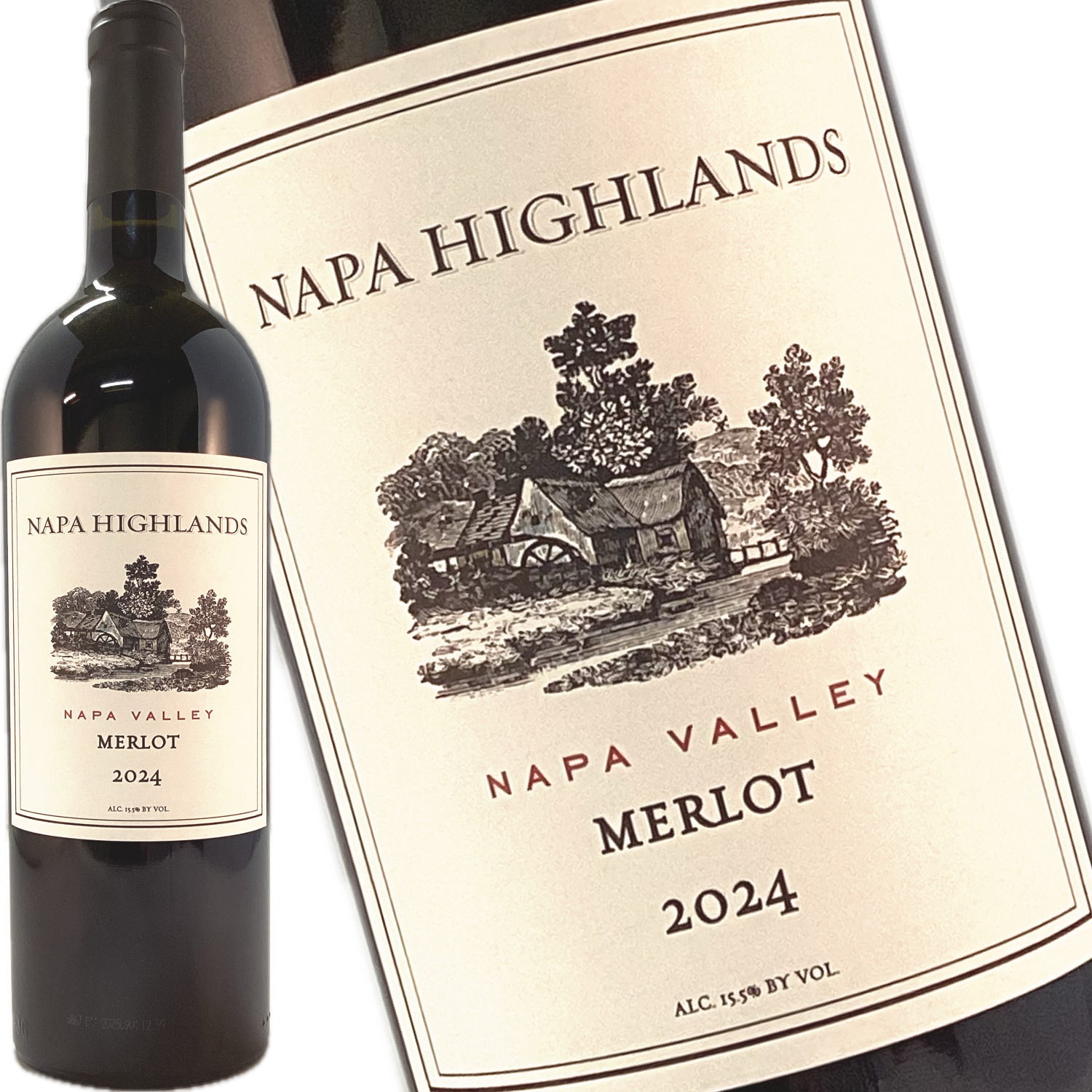 Napa Highlands Merlot Napa / ナパ・ハイランズ メルロー ナパ・ヴァレー ● 商品情報 / 2024年は、オーク・ノール地区のベクストファー・オーチャード・アヴェニュー・ヴィンヤードのブドウを使用。冬の降雨に恵ま...