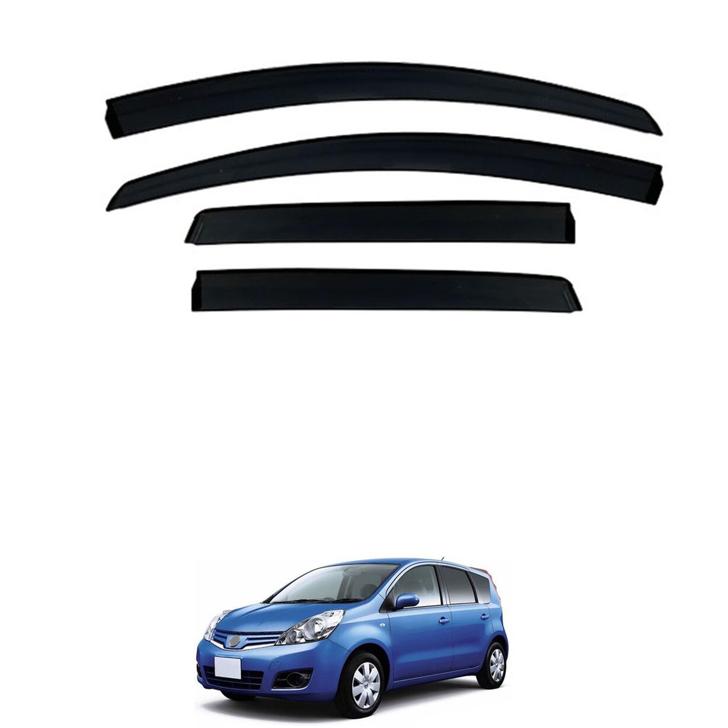 【専用設計モデル】に適用 日産 ノート E11 2004-2012 専用【耐候性に優れたマテリアル】傷がつきにくく、対候性にも優れたPC素材で成型されています。柔軟性が高いため、物理的な衝撃を受けても割れにくく、長きにわたって美しい外観を維...