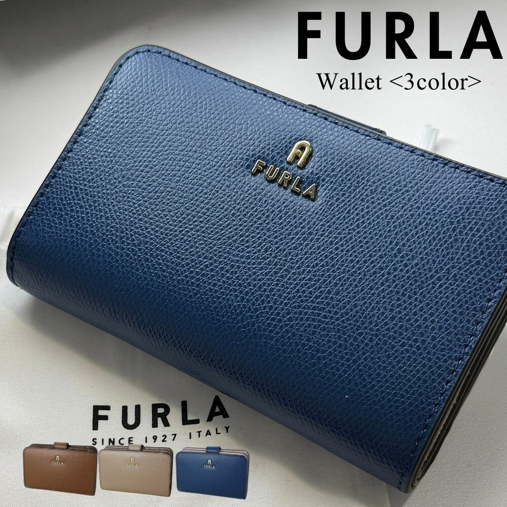 フルラ 二つ折り財布 CAMELIA レディース 本革 レザー 大人 シックなカラー 大容量 コンパクト ウォレット 上品 おしゃれ 可愛い シンプル 誕生日 プレゼント ギフトにも最適 イタリア発の人気ブランド「FURLA（フルラ）」。 ...