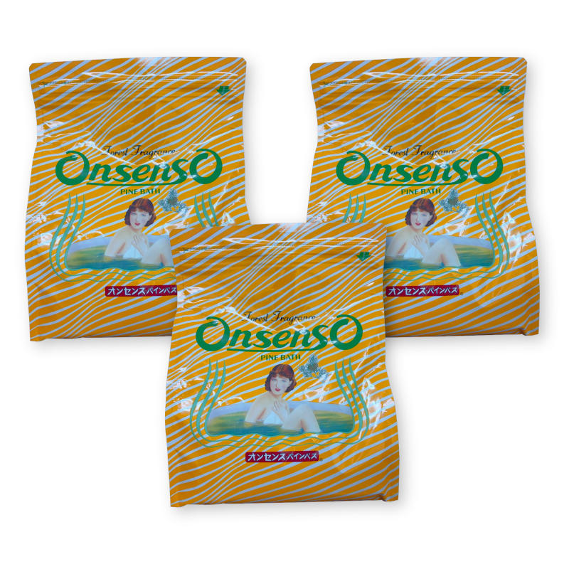 医薬部外品 1パック2.1kg×3 小袋（50g）×3個プレゼント！ 四季愛される松葉の温泉 松の精油によって体を芯から温め、万病のもととも言われている冷えを解消。 入浴後も保温が持続するので湯冷めを防ぎます。 オンセンスは、保温効果が高く...