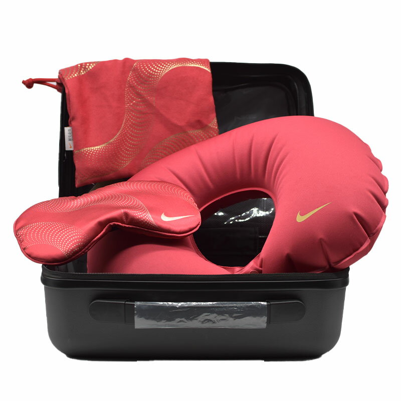 海外限定 NIKE ナイキ TRAVEL GOODS SET NIKE " RED " トラベルグッズ ネックピロー 旅行 カバン スーツケース 日本未発売 3,980円以上送料無料！15時までのご注文で即日発送 5