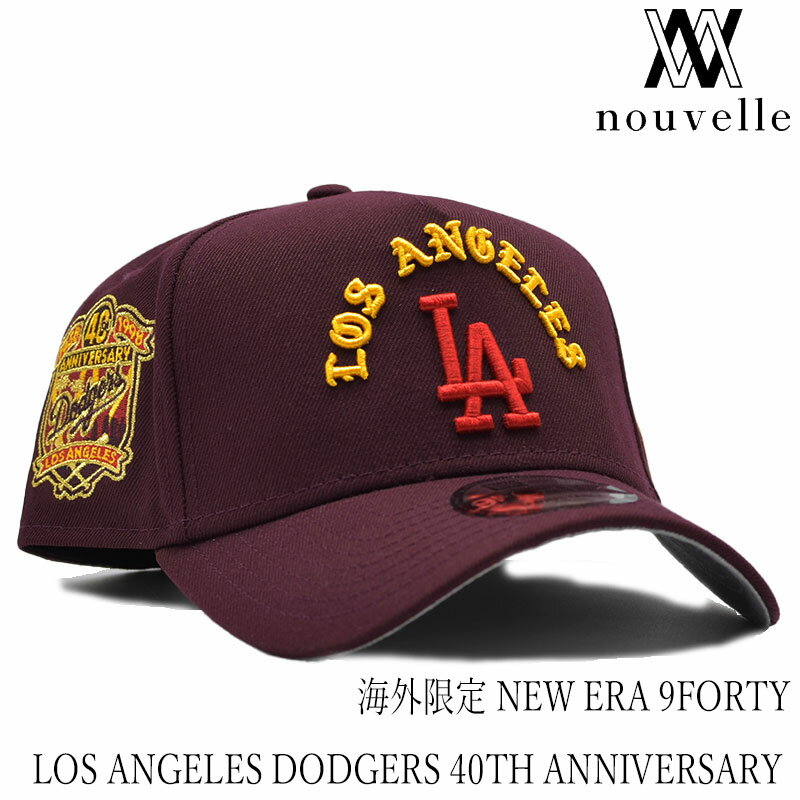 海外限定 NEW ERA 9FORTY ” LOS ANGELES DODGERS MAROON ロサンゼルス ドジャース オールド イングリッシュ マルーン日本未発売 3,980円以上送料無料！15時までのご注文で即日発送 5