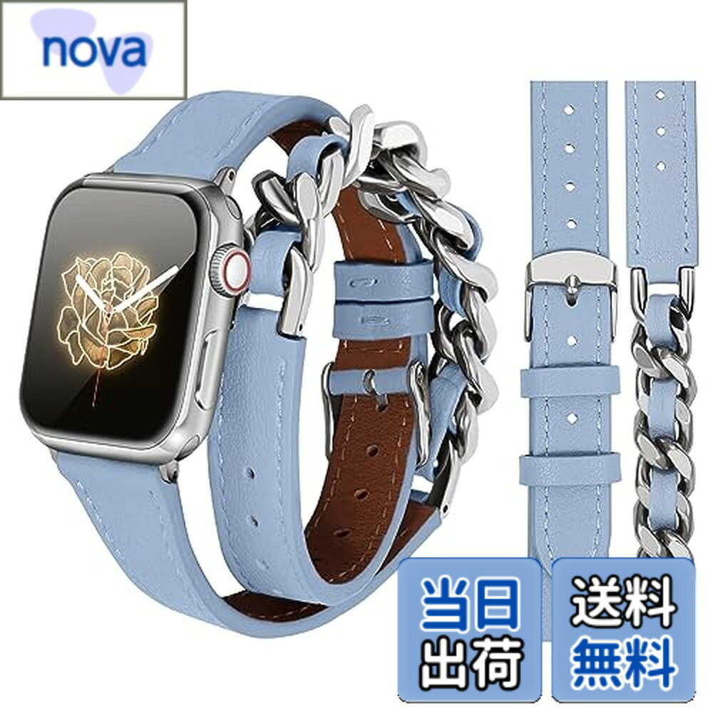 商品情報商品の説明主な仕様 【対応機種】Handodoは、女性向けにデザインされたApple Watch用のレザー＋メタリックスチールコンビファッションストラップです。 Apple Watch SE/10/9/8/7/6/5/4/3/2/1...
