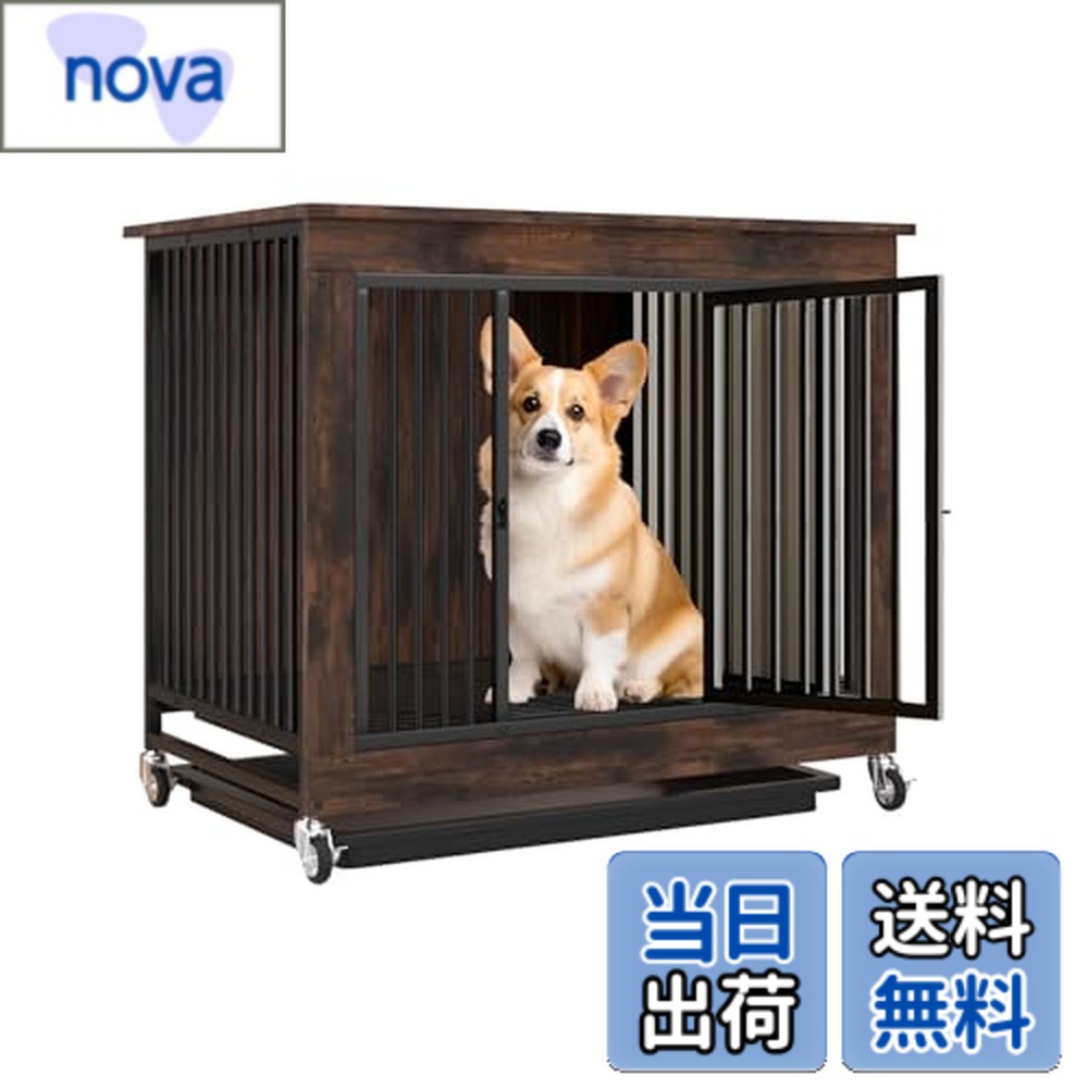 商品情報商品の説明主な仕様 【実用的な屋根付き天板】天板は屋根として機能し、約 100kg の耐荷重が可能です。ワンちゃんのお世話用品や小物を置けます。地震時は落下物からペットを守り、温かみのある木目調やグレーのデザインがどんなインテリアに...