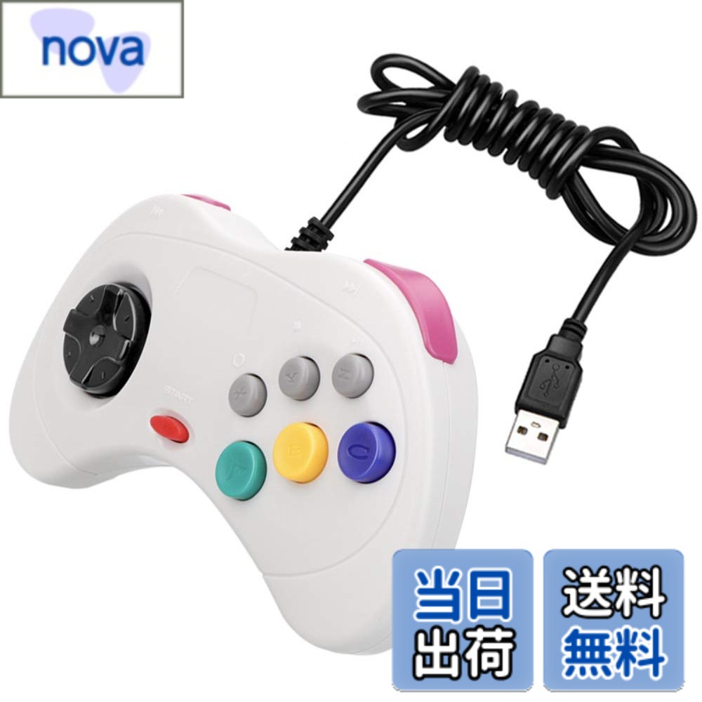 商品情報商品の説明USBコントローラー主な仕様 セガサターン型のPC用ゲームコントローラです。brUSBポートに接続するだけで使用できます。