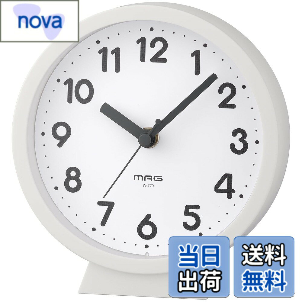 商品情報 商品の説明 ●起きても掛けても使えるユーティリティ時計 ●置いて使う時はスタンドを外して小さな掛け時計としてご使用いただけます ●秒針はコチコチ音が気にならない連続秒針タイプのムーブメントを搭載 主な仕様 ・本体サイズ：高さ15....