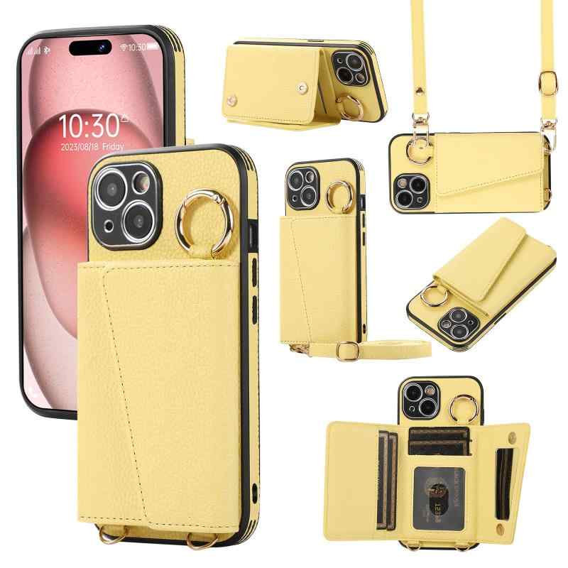 XKringCKPTcs Wallet Case for iPhone 15【素材】：上質の皮革+TPU、耐久性のあるTPUと柔軟性のある上質レザーを採用されて、高級感あふれる、手触りが非常に柔らかくフィット感抜群、傷やカジリを防ぐことが出...