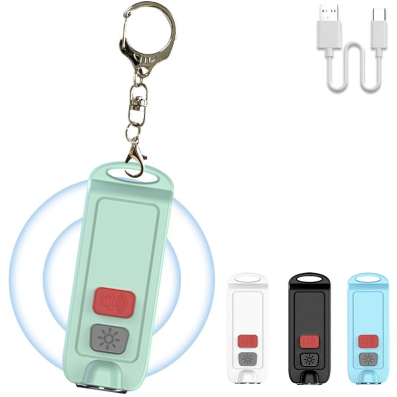 TattiOut 防犯ブザー 充電式 電量低下お知らせ 防犯 ブザー 小学生 女の子 男の子 大人 ライト付き 大音量 女性 子供 誤作動防止