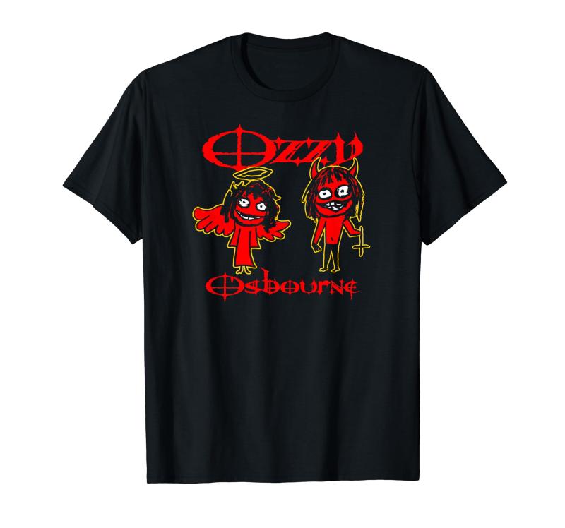 Ozzy Osbourne Red Sketch Good Bad TシャツOfficial Ozzy Osbourne MerchandiseOzzy Osbourne T-Shirts for Men, Women, Girls and...