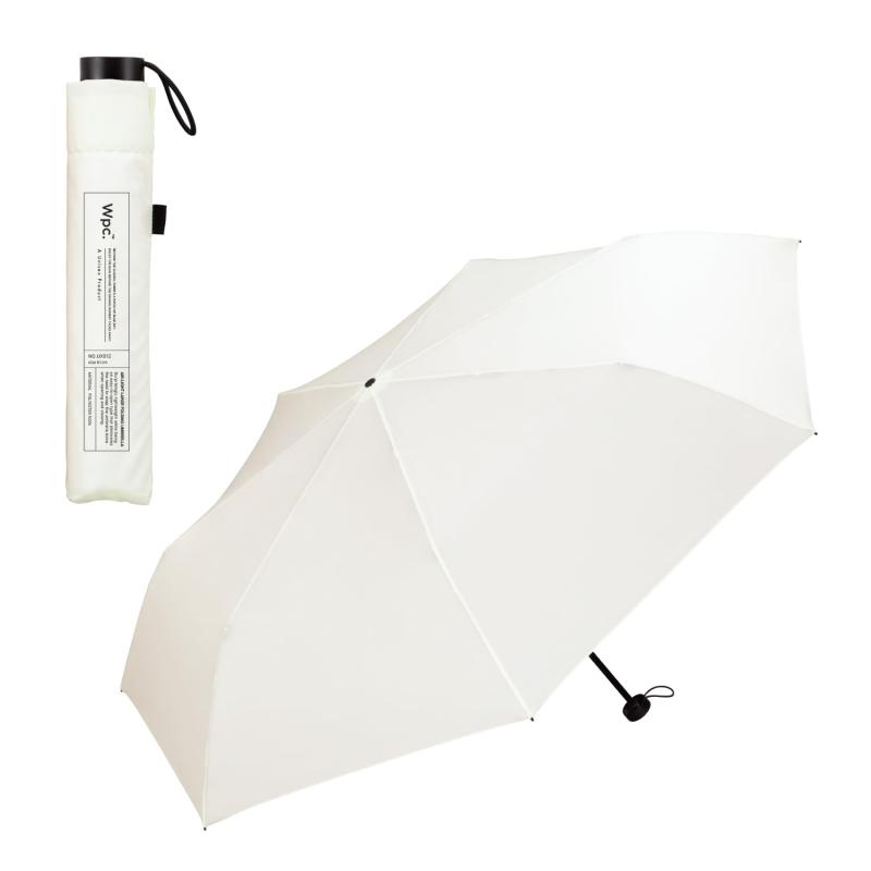 Wpc. 雨傘 折りたたみ傘 UNISEX AIR-LIGHT LARGE FOLD 親骨61cm 大きい 手開き 180g 軽量 メンズ レディース 軽い スリム UVカット シンプル 無地 男性 女性 撥水 くすみカラー アースカラー ...