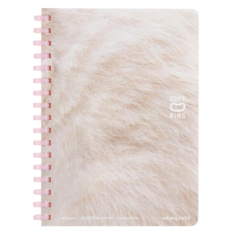 コクヨ ソフトリング ノート 10周年記念 ぷにぷに子ねこ A6 5mm方眼 白猫 ス-SV358S5-L1-410周年記念ソフトリングノート【サイズ】 5号(A6) 【中紙寸法】 タテ148×ヨコ105mm【罫内容】 5mm方眼罫 【枚数...