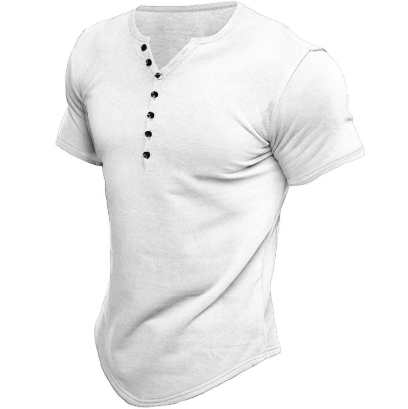 ・カテゴリ: Tシャツ・スタイル: カジュアル・主な素材: 綿70%・柄: 無地・版型: ワイド・袖丈: 短袖・ネックライン: スタンドカラー・カラー展開: ホワイト、グレー、グリーン、ブラック、ブルー、ブラウン・サイズ展開: S、M、L、...