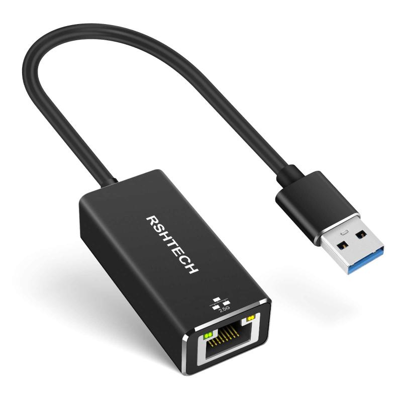USB LAN変換 アダプター 2.5Gbps RSHTECH USB C 有線lanアダプター Type C to RJ45 転送速度最大2.5Gbps互換性：MacBook 2016、ChromeBook Pixelなどのコンピューター...