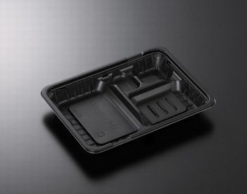 商品情報サイズ身　：230×170×30mm　フタ：　214×154×20mm 4仕切り材質本体・CT（ポリプロピレン＋タルク）　外嵌合蓋・OPS（透明ポリスチレン）一般的なプラスチックの弁当容器入り数50組取り扱い耐熱温度：本体130℃　...