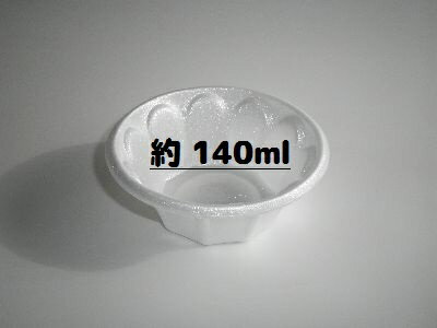 商品情報 サイズ φ115×40mm　内容量：140ml（水8分目）入り数 100枚材質 PSP（発泡ポリスチレン）耐熱温度：85℃電子レンジ不可 保温性があり断熱性があり、パール調の光沢上がる発泡容器　Pカップ（100枚） イベントやお祭...