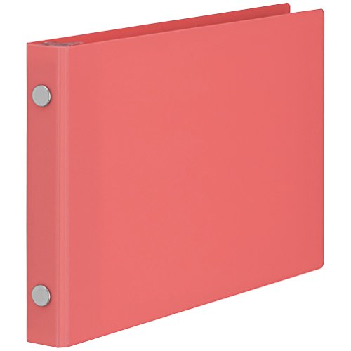 ピンク/ミニ/FM61-08・Color:ピンクPatternName:単品・パッケージ個数:1・小さいから使いやすい「Loose Leaf MINI」シリーズのバインダー・落ち着いたカラーと素材感でライフスタイルに溶け込みやすく、多様なシ...
