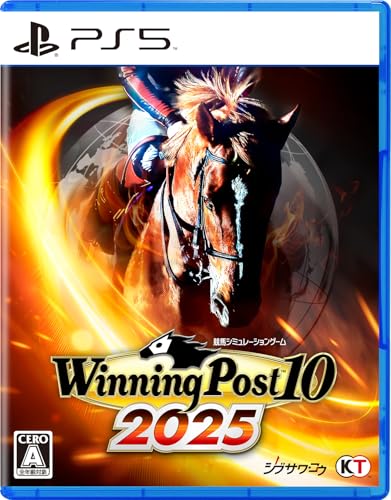 なし/-/-・PlatformForDisplay:PS5Edition:通常版・パッケージ個数:1・世界を翔けろ、愛馬とともに。『Winning Post 10 2025』は、ビジュアルとアルゴリズムの両面で進化した大迫力のレースシーンや...